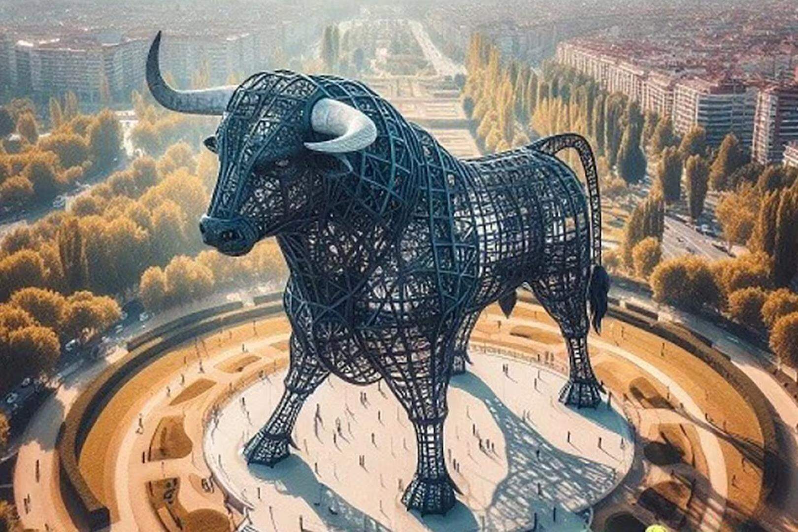 ArtDependence | A 300-Meter Bull in Burgos Spain: Vox's dream