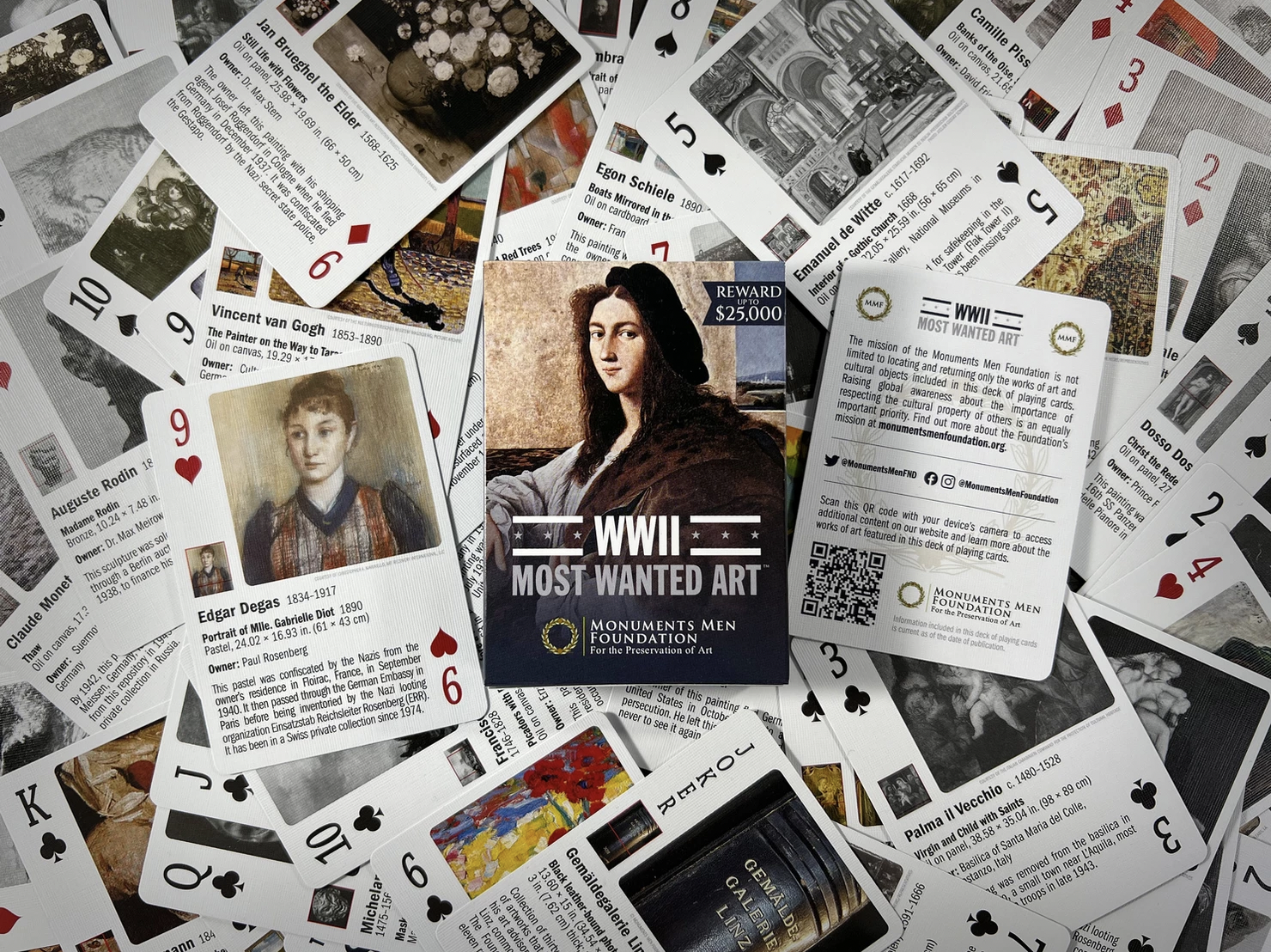 ArtDependence | Monuments Men Foundation Launches Deck of Playing Cards ...