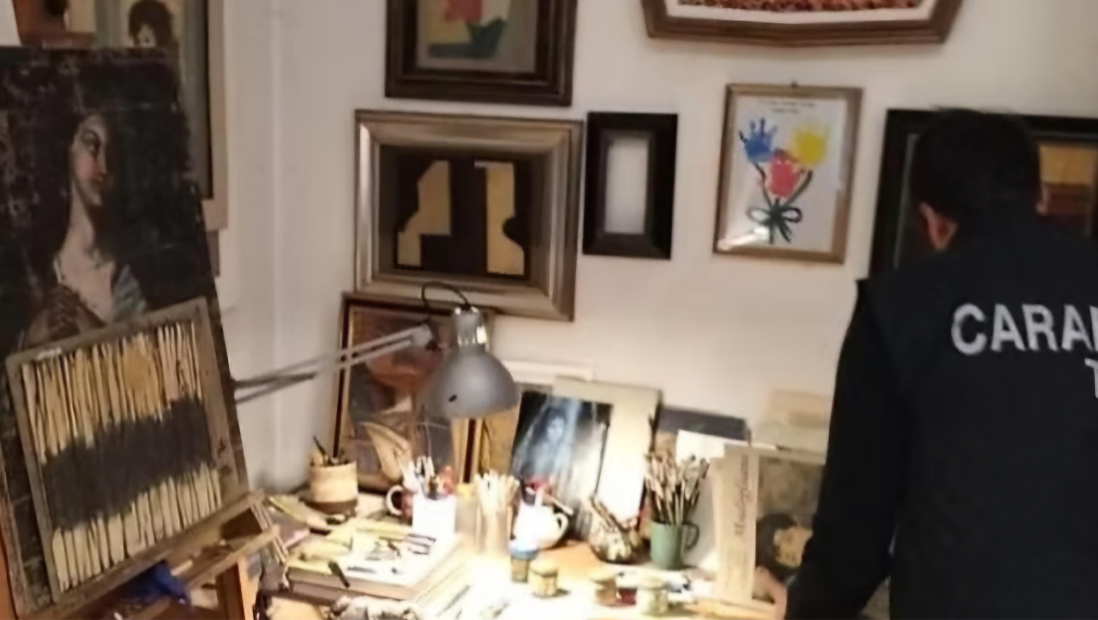 ArtDependence | Counterfeit Art Lab discovered in Rome: 71 Works seized